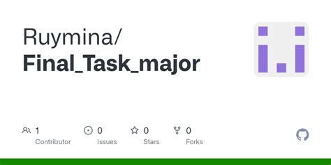 Finaltaskmajorfinal Task01 At Main · Ruyminafinaltaskmajor · Github