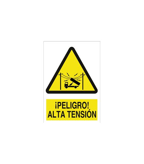 Señal De Advertencia ¡peligro Alta Tensión Cofan Comprar Online