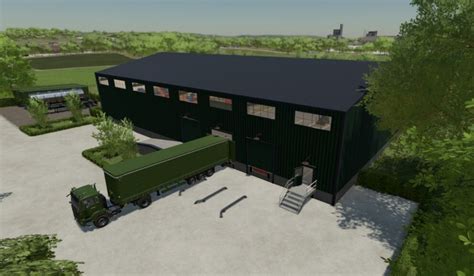 LS Mittelgroßes Lagerhaus v Platzierbare Objekte Mod für Landwirtschafts Simulator