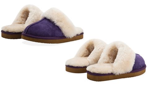 Damen Hausschuhe Aus Schaffell Groupon Goods