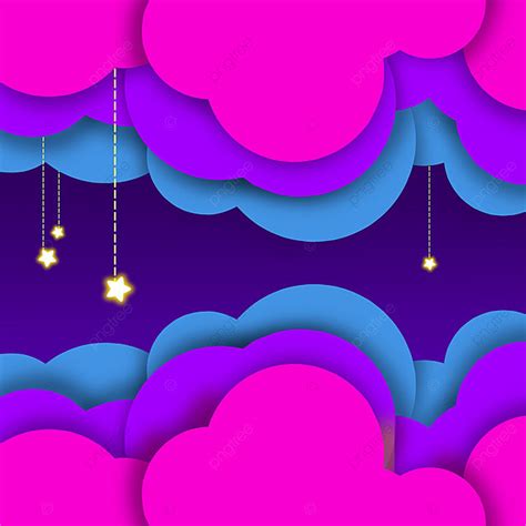 스타 클립 아트와 구름 종이 컷 배경 종이 컷 구름 클립 아트 별 배경 일러스트 및 사진 무료 다운로드 Pngtree
