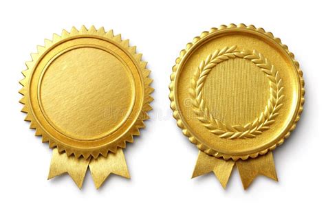 Gold Certificate Seal Gold Foil Certificate Seal Stickers 1 5 Inch
