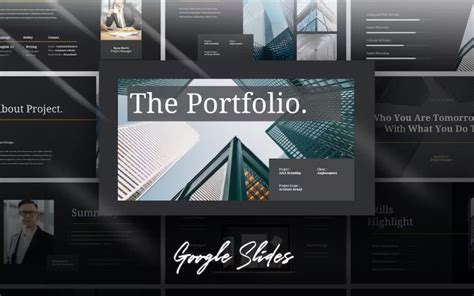 Clea - Portfolio Google Slides Template - TemplateMonster