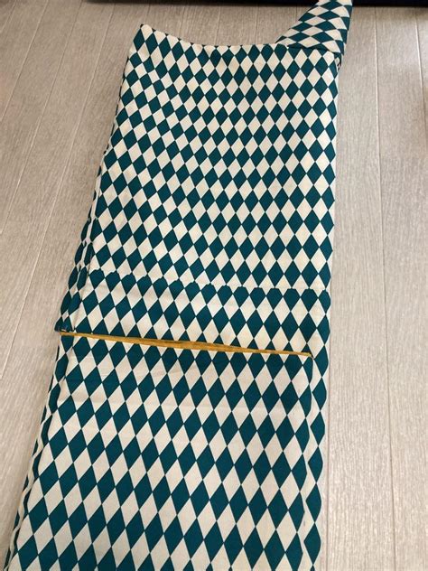 【中古】ふりふ 着物 白 ️緑ダイヤ 着物と帯のセット メルカリ