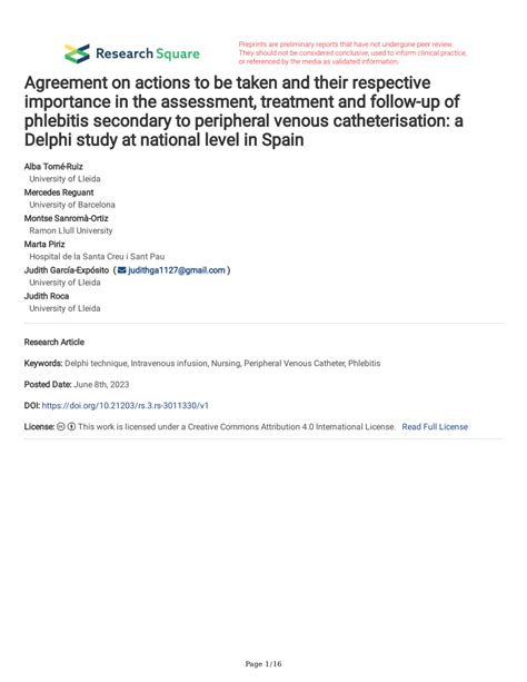 Pdf Agreement On Actions To Be Taken And Their Respective Importance