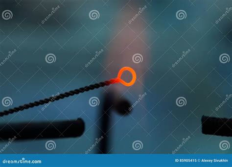 Red Hot Inoculating Microbiological Loop Stock Image Image Of