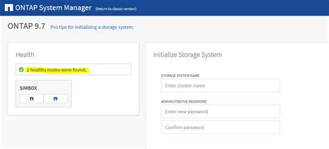 Remote Infrastructure Management NetApp ONTAP 9 7 Cluster Setup Using ONTAP System Manager