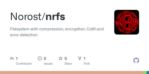 GitHub Norost Nrfs Filesystem With Compression CoW And Error Detection