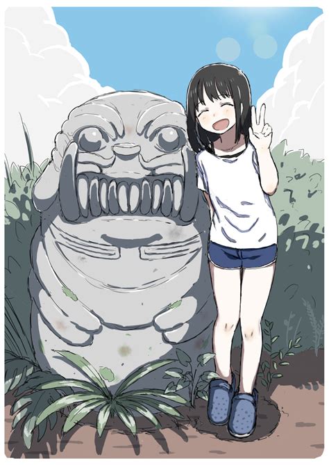 Safebooru 1girl Aaa Unkounkounko712 Absurdres Black Hair Blue Sky