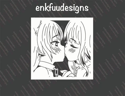 Ecchi Anime Girls Vinyl Decal Anime Girl Sticker Decal Etsy
