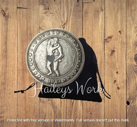 New Hobo Nickel Couple Sex Bdsm Adult Position Kama Sutra Design Dollar Silver Token Us American