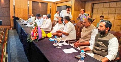Karnataka Congress Clp Meeting In Bengaluru Photos Hd Images Pictures