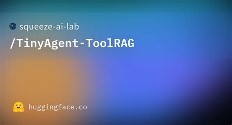 Spmmodel · Squeeze Ai Labtinyagent Toolrag At Main