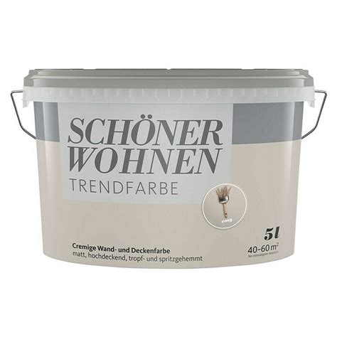 SCHÖNER WOHNEN Farbe Wandfarbe Trendfarbe Cosy Matt l Konservierungsmittelfrei BAUHAUS