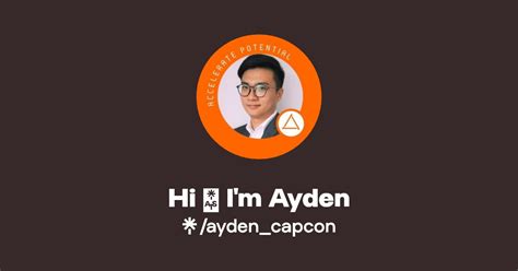 Hi 👋 Im Ayden Linktree