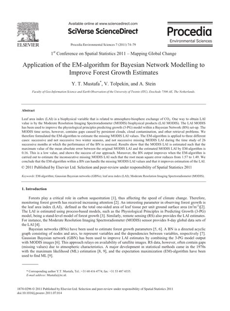 Pdf Application Of The Em Algorithm For Bayesian Network Modelling To