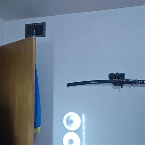 Oni Mask Katana Wall Mount Etsy