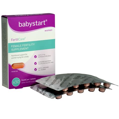 Female Fertility Vitamins Supplements Fertilcare® 30 Tablets One