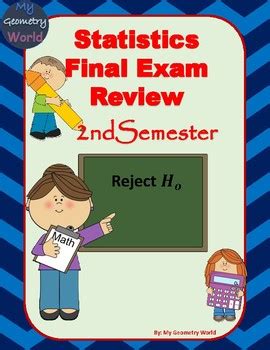 Statistics Final Exam Review 2nd Semester Final Exam Review TpT
