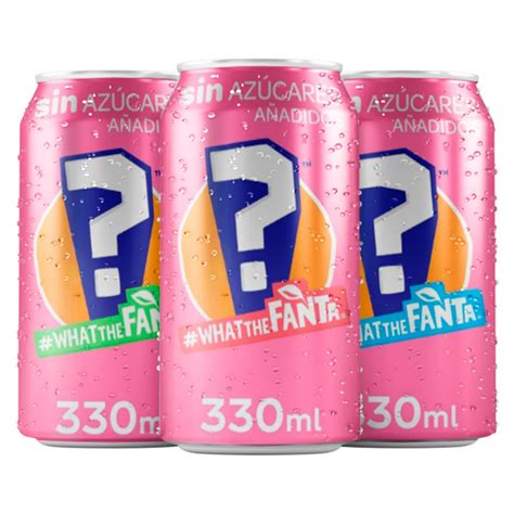 Газированный напиток Fanta WTF с секретным вкусом (без сахара) (Испания ...