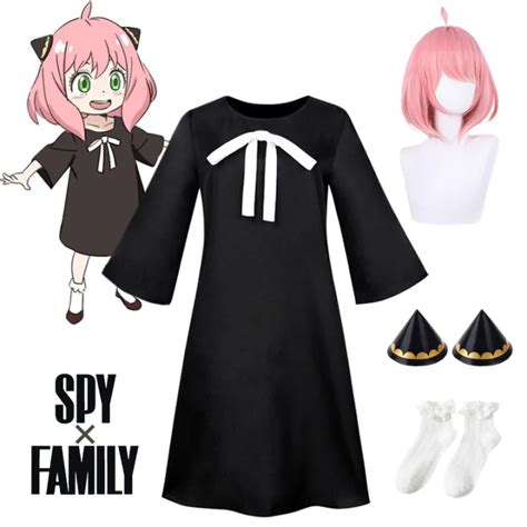 Bộ Váy Đồng Phục Hóa Trang Anya Forger Anime Váy Búp Bê Công Chúa Dài