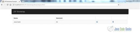 Jsf Bootstrap Example Java Code Geeks