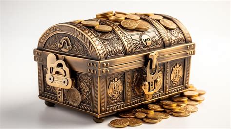 Premium Photo Unlocking Riches Golden Key Opens Treasure Chest Of Wealth