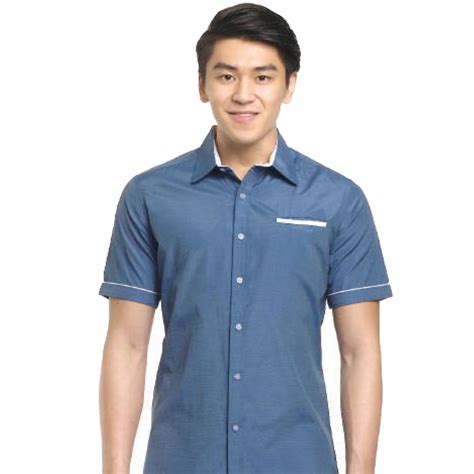 Pv006 Regular Fit Short Sleeve Shirtblouse Prima Uniform