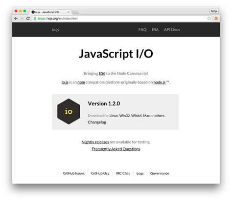 The End Of Node Js Webapplog Tech Blog