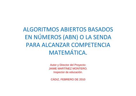 Pdf Algoritmos Abiertos Basados En NÚmeros O · Pdf Filede Maestría En