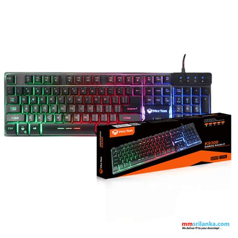 Meetion K9300 Rainbow Backlit Gaming Keyboard 6m