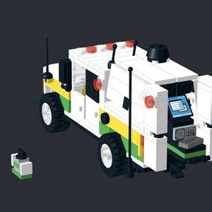 Lego Fire Hazmat Chief Truck Digital Instructions Only Etsy