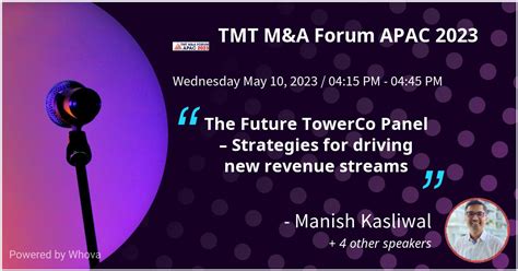 Manish Kasliwal On Linkedin Tmtforumapac Whova