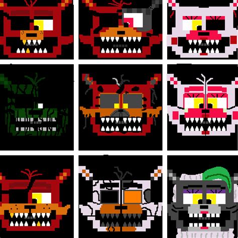 Pixilart Foxy Sheet By Marker13