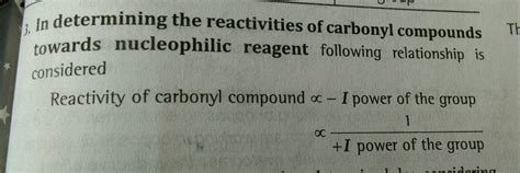 Carbonyl Compounds Gives Nucleophilic Addtion With
