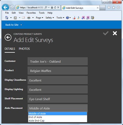 Oakleaf Systems Lightswitch Html 5 Client Preview 2 Oakleaf Contoso