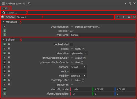 attribute editor shapefx loki documentation