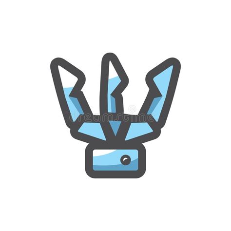 Hand Holding Money Cash Dollar Vector Icon Cartoon Illustration Stock