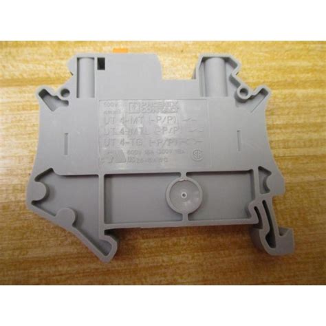 Phoenix Contact UT 4 MT EX Knife Disconnect Terminal Block 3046141 Pack Of 50 New No Box
