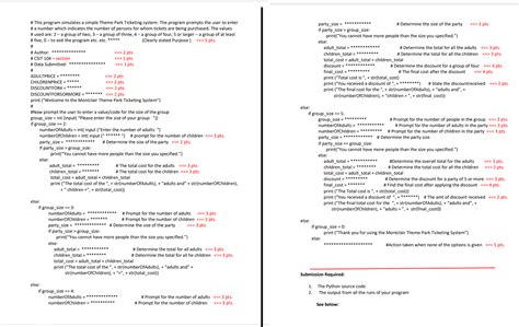 Solved This Program Simulates A Simple Theme Park
