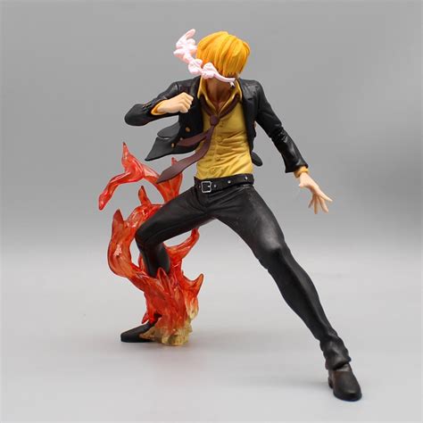 Estátua Vinsmoke Sanji Black Leg Pós Time Skip One Piece Anime Mangá
