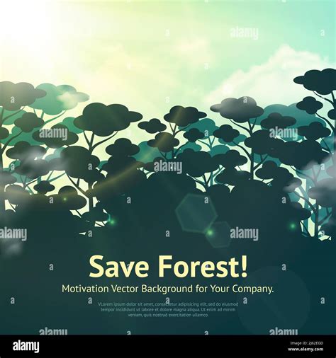Save Forest Stock Vector Images Alamy