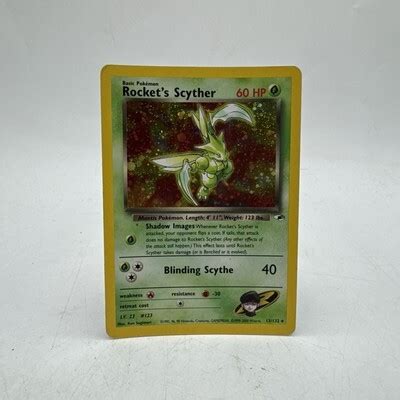 Yahooオークション Rockets Scyther ポケモン Card 13132 Unlimit