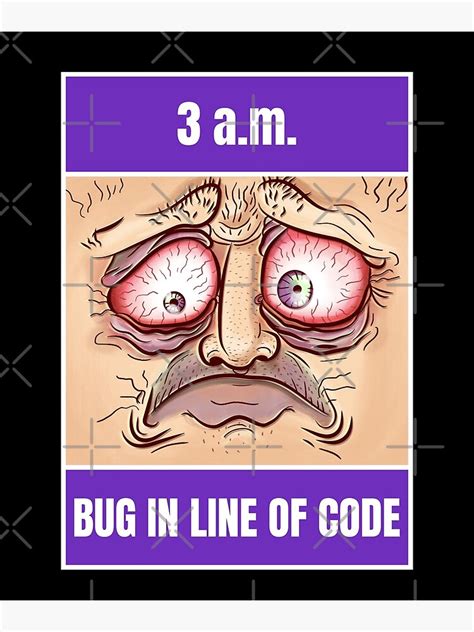 Funny Ugly Realistic Face Node Tree Debugging Developer Bugs Coding