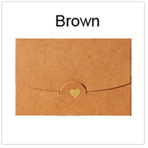 Paper Envelopegolden Heart Clasp Envelopesweddin Grandado