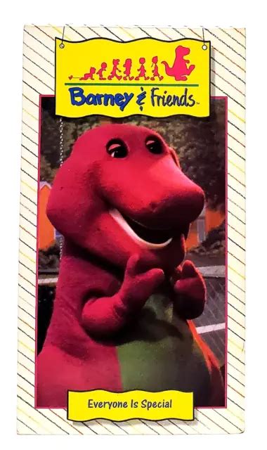 Barney And Friends ~ Everyone Is Special ~time Life Video Vhs 1992 ~rare