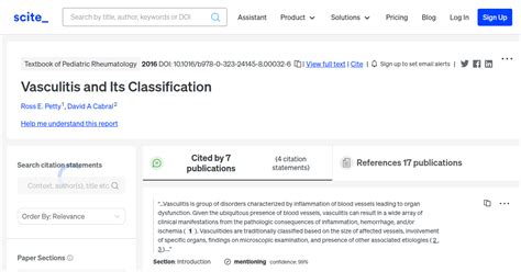 Vasculitis And Its Classification