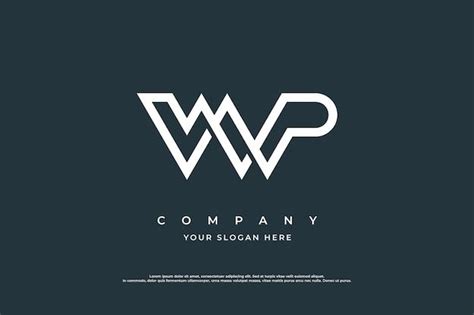 Wp Logo Design Vector