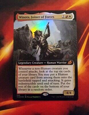 Winota Joiner Of Forces Extended Art Foil Magic The Gathering