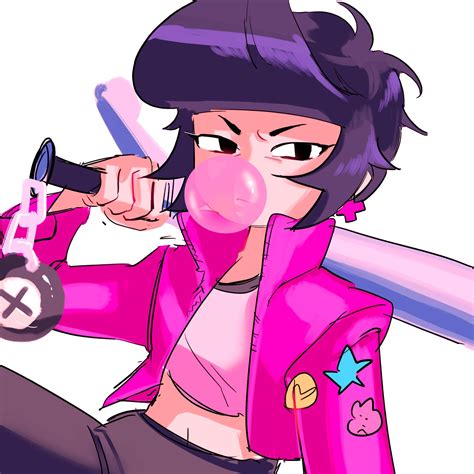 사이 On Twitter Brawl Stars Anime Bibi Brawl Stars Fanart Bibi Brawl